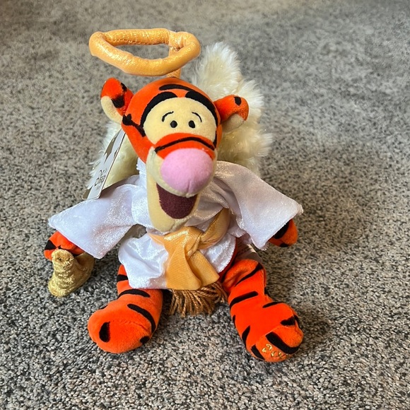 Disney | Toys | Disney Choir Angel Tigger 99s Bean Bag Plush | Poshmark